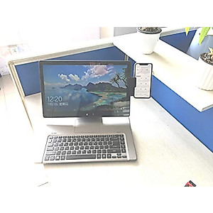 xcivi Phone Tablet to Laptop Clip/ Connect Laptop Clip/ Laptop Side Mount /Duo Screens Mount for Laptop and Monitor (Black - 2pack)