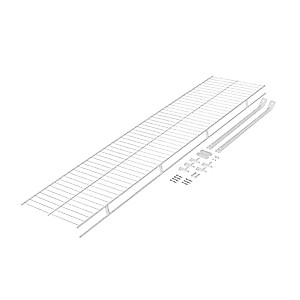 Rubbermaid 3D9900WHT, 4' Length, White