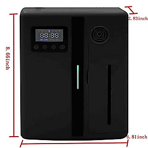CAOY Commercial F-ragrance Machine Oil Diffuser, Smart Scent Air Machine with Nebulizing Technology for Home, Smart Air Purifier for Home Large Room for Large Room, Office, Spa Room (BK)