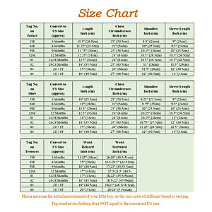 Lito Angels Baby Boys' Formal Tuxedo Suits Wedding Outfits No Tail 5 Piece Set Size 18-24 Months Royal Blue