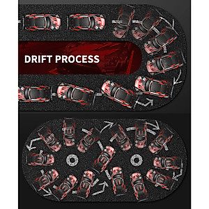 PENCHEN RC Drift Car 1/16 RC Car 2.4GHz 4WD 40km/h RC Race Car High Speed Kids Gift RTR, Black