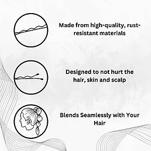 Sta-Rite Bobby Pins 1353 Silver 60 count