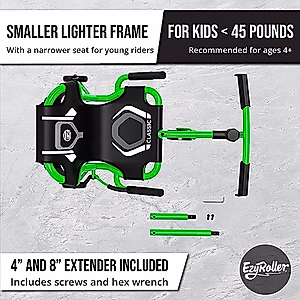 EzyRoller Classic X Ages 4+, 45lbs - 120lbs - Green