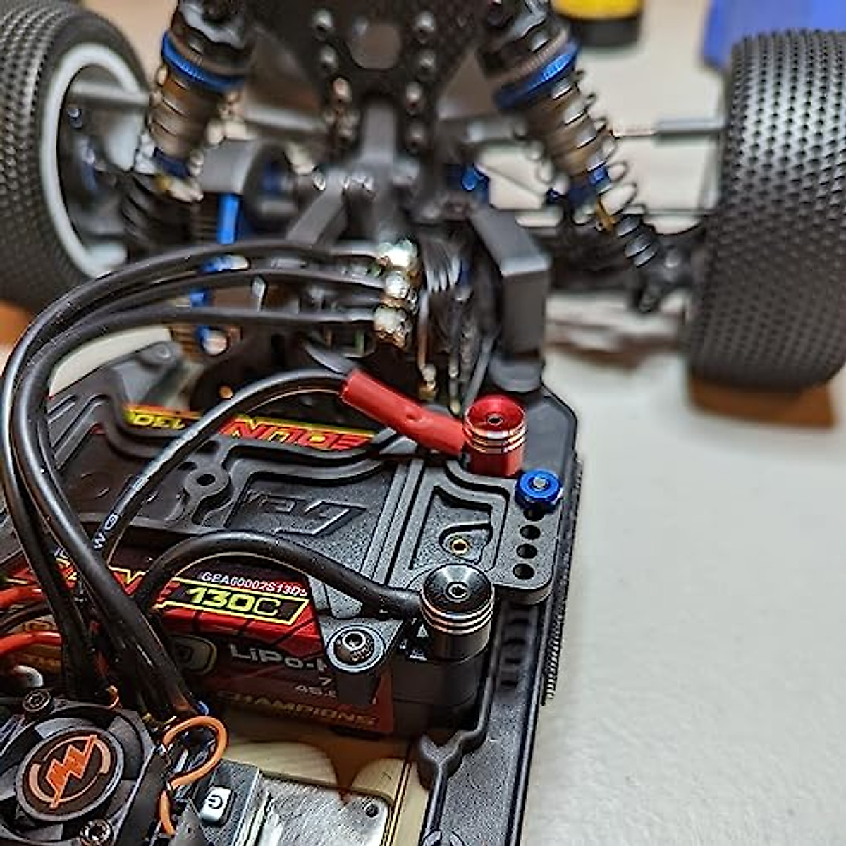 AEI Hobby 2Pcs Heatsink Bullet Plug Grips with 4mm 5mm 4-5mm Bullets (Black/Red) (4-5mm Bullets)