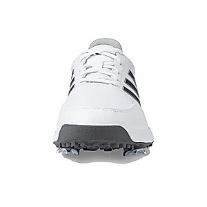 adidas Men's Tech Response 3.0 Golf Shoes, Footwear White/Dark Silver Metallic/Silver Metallic, 12