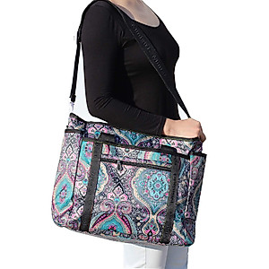 Women Weekender Overnight Travel Shoulder Bag Overnight Carry-on Duffel Gym Tote Luggage