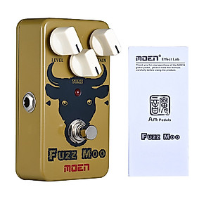 MOEN AM-FZ Fuzz Moo Fuzz Guitar Effect Pedal True Bypass Full Metal Shell With TONE Knob