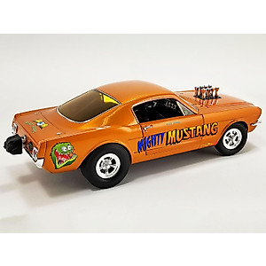 1965 A/FX Orange Metallic Rat Fink Mighty Limited Edition to 1122 Pieces Worldwide 1/18 Diecast Model Car by Acme A1801860