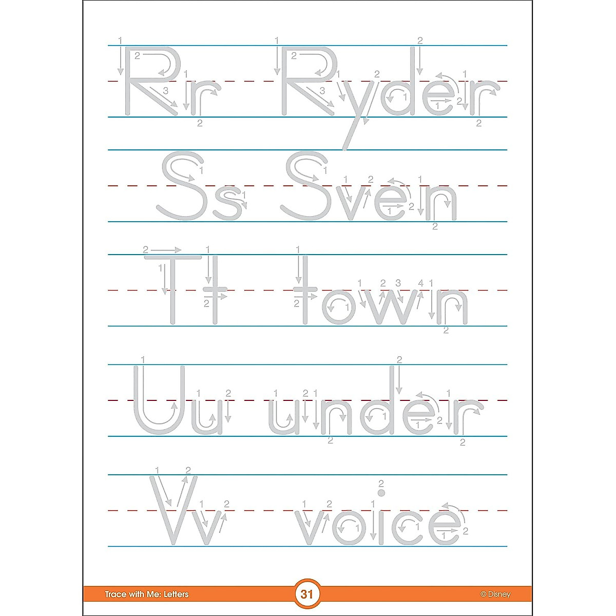 Disney Learning Frozen 2 Trace With Me Letters Tracing Books for Kids Ages 3-5, Preschool Upper- and Lowercase Letter Tracing Wipe Clean Workbook, Dry Erase Handwriting Practice Book for Kids, Pre K +