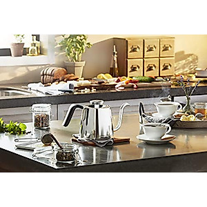 KitchenAid Precision Gooseneck Stovetop Kettle, 1 Liter, Stainless Steel