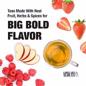 Tiesta Tea - Pomegranatopia | Mixed-Berry Pomegranate White Tea | Premuim Loose Leaf Tea Blend | Low Caffeinated Tea | Make Hot or Iced Tea & Brews Up to 25 Cups - 1.5 Ounce Resealable Pouch