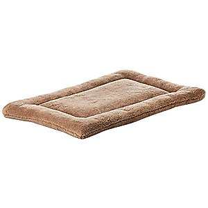 MidWest Homes for Pets Deluxe Micro Terry Bed, Taupe, 18-Inch