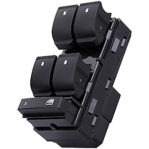 Obaee Driver Side Power Master Window Switch, Compatible with Chevy Silverado/Chevrolet Traverse/HHR/2007-2013 GMC Sierra/Yukon/Buick Enclave Replace OE 20945129 25789692