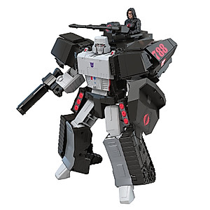 Transformers Generations Collaborative: G.I. Joe Mash-Up, Megatron H.I.S.S. Tank with Cobra Baroness Figure, Ages 8 and Up
