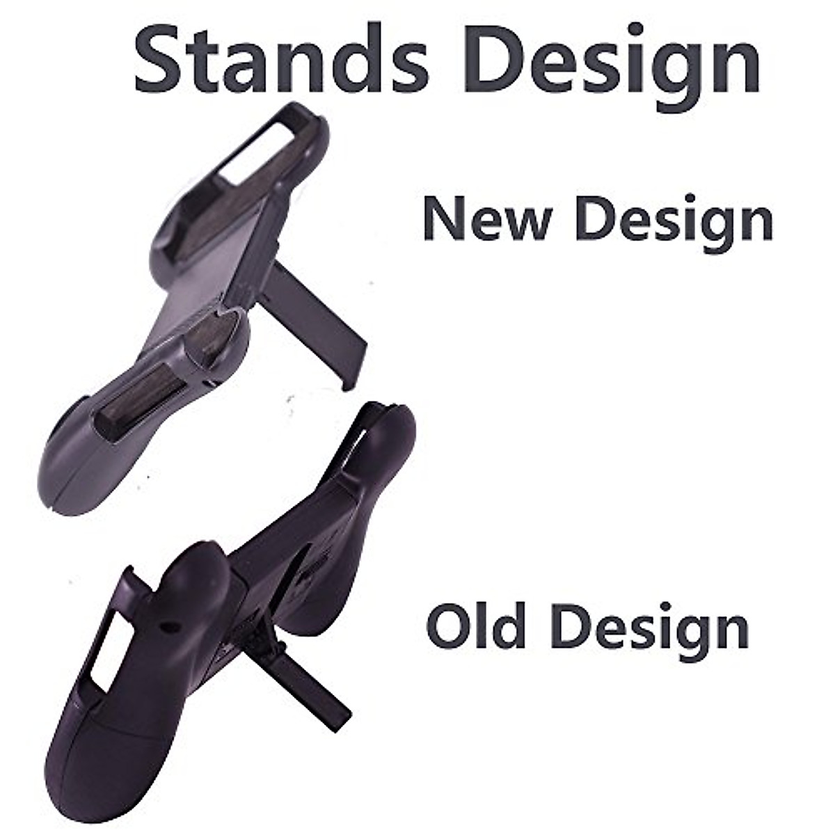 2pcs Game Clutch Universal Grip Adjustable Phones Mobile Controller Phone Game Grip Case Ergonomic Design Game Grip Handle Controller Stand Holder Joypad for iPhone 12/13/14 Pro Max/Galaxy S22/23