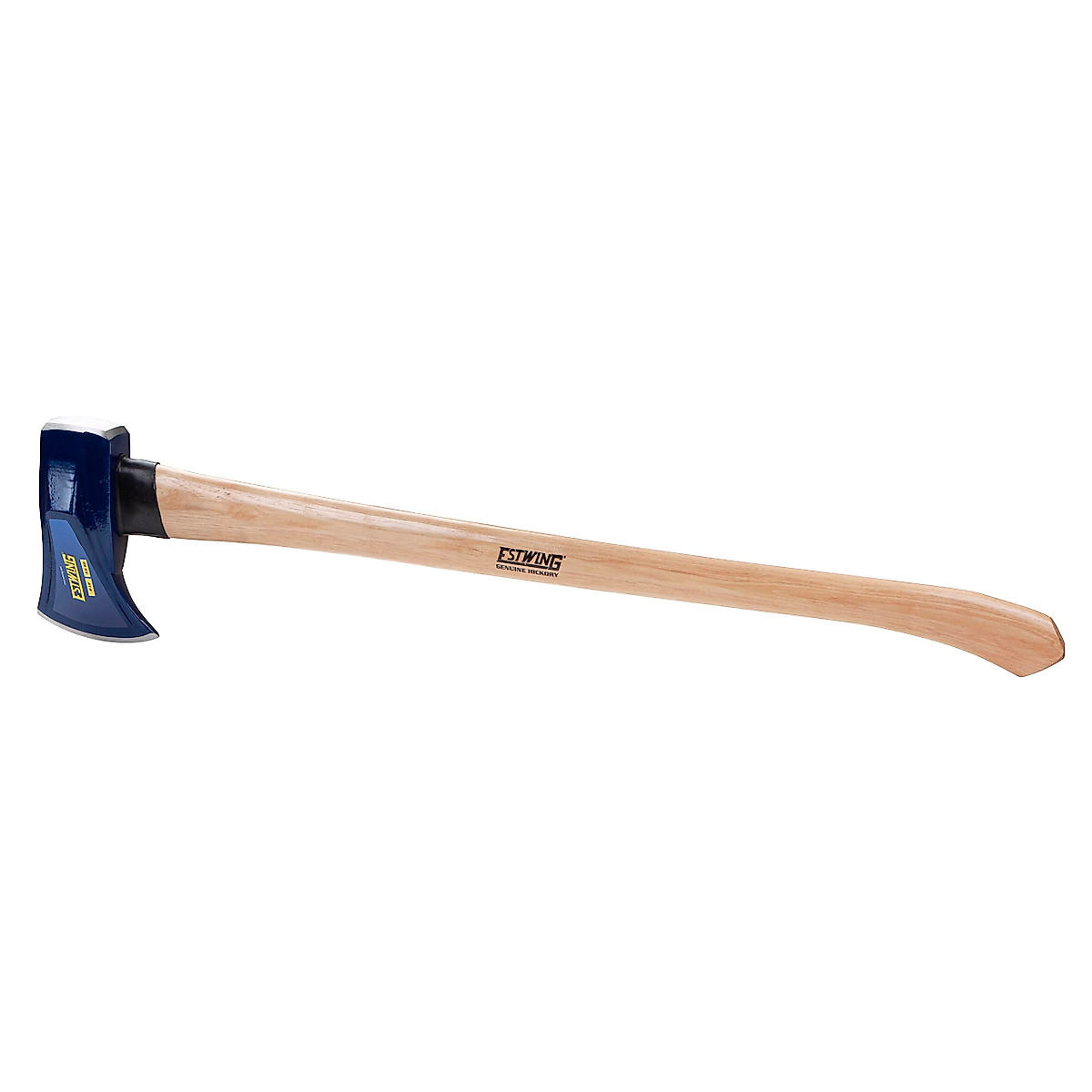 Estwing 8 Pound Wood Splitting Maul Tool with 36 Inch Hickory Wooden Handle, Steel Blade, and Superior Shock Absorption for Effortless Wood Splitting