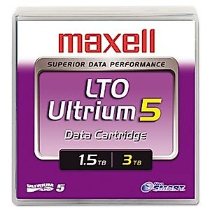 1/""Ultrium LTO-5 Cartridge, 2,776ft, 1.5TB Native/3.0TB Compressed Capacity