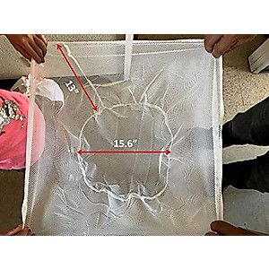 Sushi Rice Cooking Net Commercial Rice Cooker Net Napkin Polyester Reusable, Bag shaped, Bottom: 15.6" dia, Height: 13", 1 pcs per case