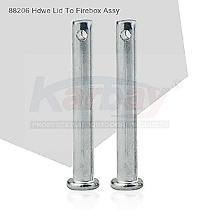 88206 Hdwe Lid to Firebox Assy/Grill Lid Assembly Hardware Kit Compatible with Weber Genesis Summit 88206, Fits Many Genesis and Summit Models Grills. (2 PCS)