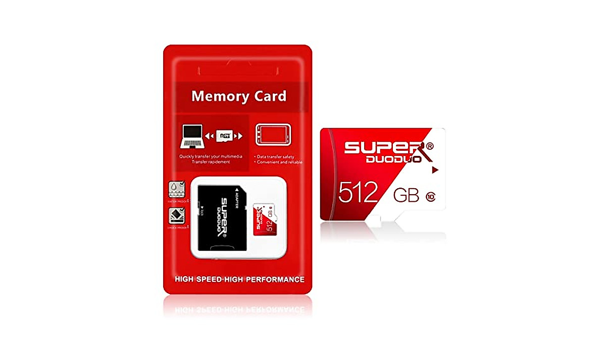 512GB Micro SD Card: Fast, Class 10 Memory for All Devices