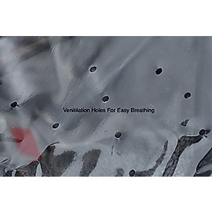 Jeep Travel System Weather Shield, Baby Rain Cover, Universal Size to fit most Travel Systems, Waterproof, Windproof, Ventilation, Protection, Shade, Umbrella, Pram, Vinyl, Clear, Plastic