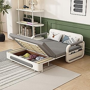 Luck Live Sofa Bed -Pull Out Sofa Bed futon -Sleeper couches for Living Room-Suitable for Small Space, RV Sofa Bed, Lounge