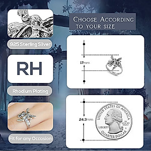 CloseoutWarehouse Sterling Silver Fairy Goddess Ring Size 7