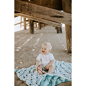 Kai Copper Pearl Three-Layer Baby Blanket: Soft Quilt for Boys & Girls | Breathable, Cozy Toddler Blanket | Newborn Quilt | 46x46 Premium Polyester/Rayon