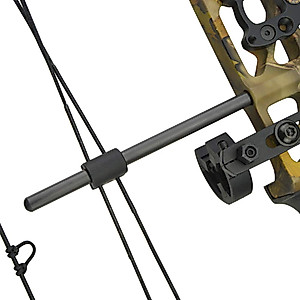 SHARROW Bowstring Splitter Rod Bow String Stop Vibration Rod with Archery Cable Slide for Compound Bow