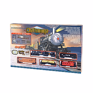 Bachmann Trains - Chattanooga Ready To Run 155 Piece Electric Train Set - HO Scale