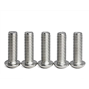 10-32 x 1/2 Button Head Socket Cap Bolts Screws, 304 Stainless Steel, Allen Hex Drive, Bright Finish, Fully Machine Thread 50PCS