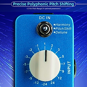 Mooer digitech drop pedal harmonizer guitar pedal mooer pitch box mps1 guitar effect pedal pitch box guitar harmonizer pitch shifter guitar pedal pitch pedal for Electric Guitar Bass True Bypass