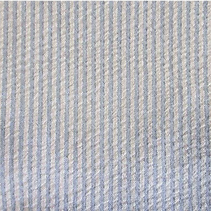Seersucker Stripe Blue & White (15 Yard Bolt)