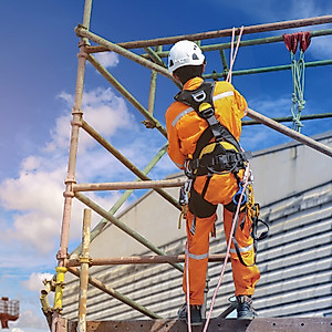 PATIKIL 3.9ft Fishing Tool Lanyard, 2 Pack Safety Cord Spiral Lanyard Tether Retractable with Blue Metal Clip Keychain for Boating Kayak, Clear Black