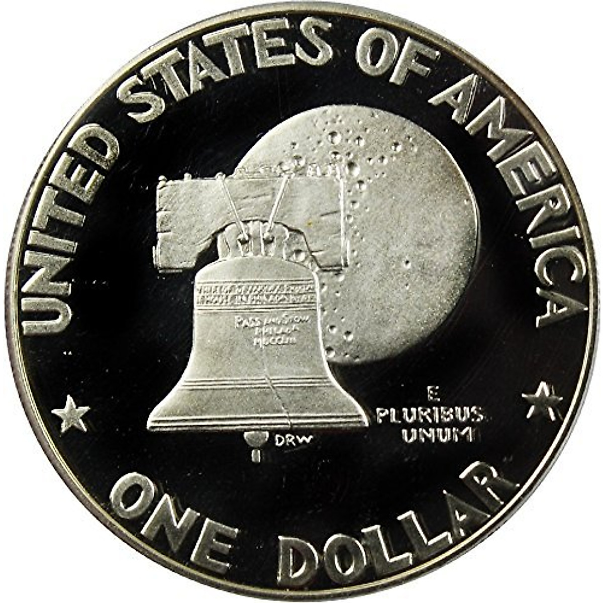 1976 S Eisenhower Proof 40% Silver Dollar Choice Uncirculated $1 PR-68 US Mint