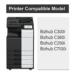 LOVPAIN TN-328 TN328 Toner Cartridges Set (4-Pack, Black/Cyan/Magenta/Yellow) - TN328K TN328C TN328M TN328Y Toner Cartridge Replacement for Konica Minolta Bizhub C300i C360i C250i C7130i Printer