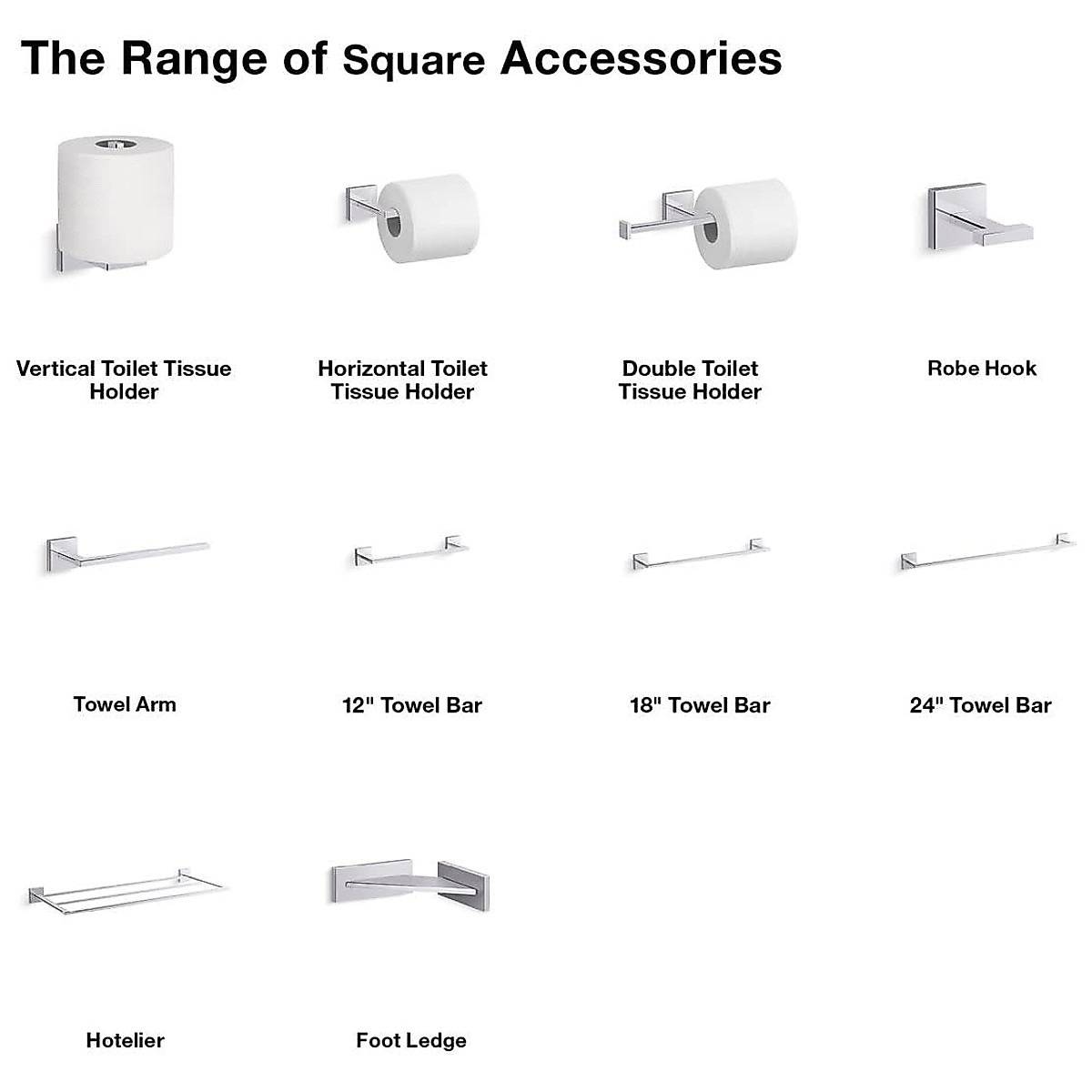 KOHLER SQUARE 42 GRAB BAR