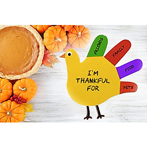 Foam Handprint Cut Outs Hand Cutouts Hand Decoration Bulletin Board Cut Outs Hand Prints Classroom Decor Hand Decorations Cutouts for Classroom Decoration 6" Medium Large Die Cut Shapes 24 Pcs