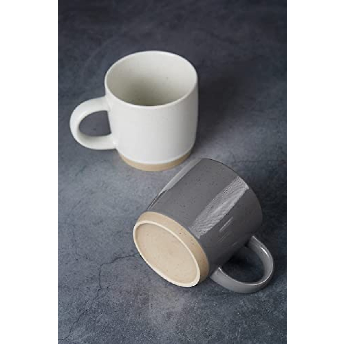 famiware Milkyway Coffee Mugs, 12 oz Coffee Mug Set for 4, Tea Cups with Handle for Coffee, Tea, Cocoa, Milk, Multi-color