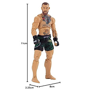UFC Ultimate Series Limited Edition Conor McGregor, 6 Inch Collector Action Figure - Includes Alternate Head and Gloved Hands, Fight Shorts, Belt and Irish Flag Accessory