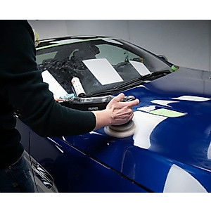 CARPRO Gloss Pad - Extreme High Gloss, Made of Unique Japanese Open Cell Polyurethane Foam, Beveled Profile, Both Dual Action and Rotary Machines - 5" (Pack of 1)