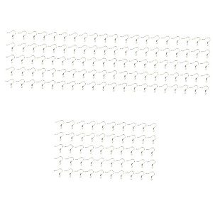 TEHAUX 150 Pcs Earring DIY Accessories Fish Hook Ear Wires Golden Earring Wire Hook Earring Hooks with Coil Jewelry Earring Findings Ear Studs Hooks Open Jump Rings Ear Silk Dribble Metal