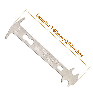 BIKE HAND Bicycle Chain Wear Indicator Tool Chain Checker - Compatible with Shimano Sram Campagnolo KMC & Other Brands for 7 to 12 Speed Chains - Maintenance for Road, Mountain & Hybrid Bikes