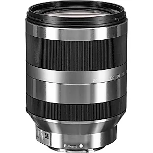 Sony Alpha SEL18200 E-Mount 18-200mm F3.5-6.3 OSS Lens (Silver)