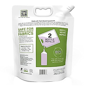 Heritage Park Silk & Wool Fragrance Free, Hypoallergenic, pH-Neutral Laundry Detergent - Dermatologist-tested, Sensitive Skin-Friendly, Enzyme-Free, Ultra Concentrated (64 fl oz Refill)