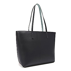 Nicole Lee Nikky Large Shopper Bag, Vegan Leather Tote Fashion Print Handbag (THE HAPPY TOGETHER)