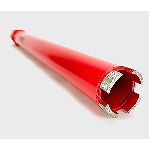 1.5" Inch Diamond Wet Core Drill Bit 1-1/4” Threaded by BLUEROCK Tools for Concrete Rebar Asphalt Brick Rock Masonry Hole Barrel Coring 1-1/2"