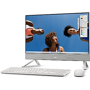 Dell Inspiron i5420 23.8" FHD (1920x1080) IPS Touchscreen All-in-One Desktop | Intel i7-1355U 10-Core | Iris Xe Graphics | Wi-Fi 6 | RJ-45 | USB-C | 64GB DDR4 2TB M.2 SSD + 1TB HDD | Win11 Pro