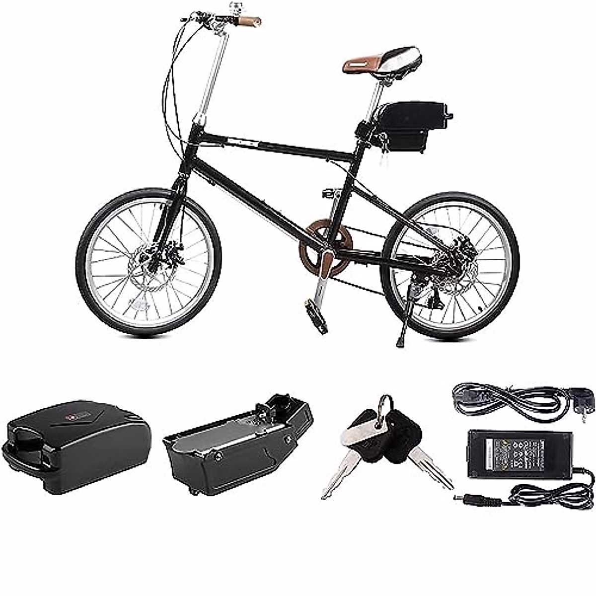 HJGHY 36 Volt E-Bike Pedelec Battery 36V 18Ah 20.3Ah Lithium Ion Electric Bike Battery Pack Replacement Battery Frog Shape Battery with BMS,36v,18Ah