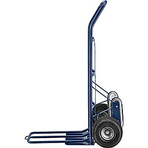 Global Industrial Steel Hand Truck with Curved Handle & Stair Climbers